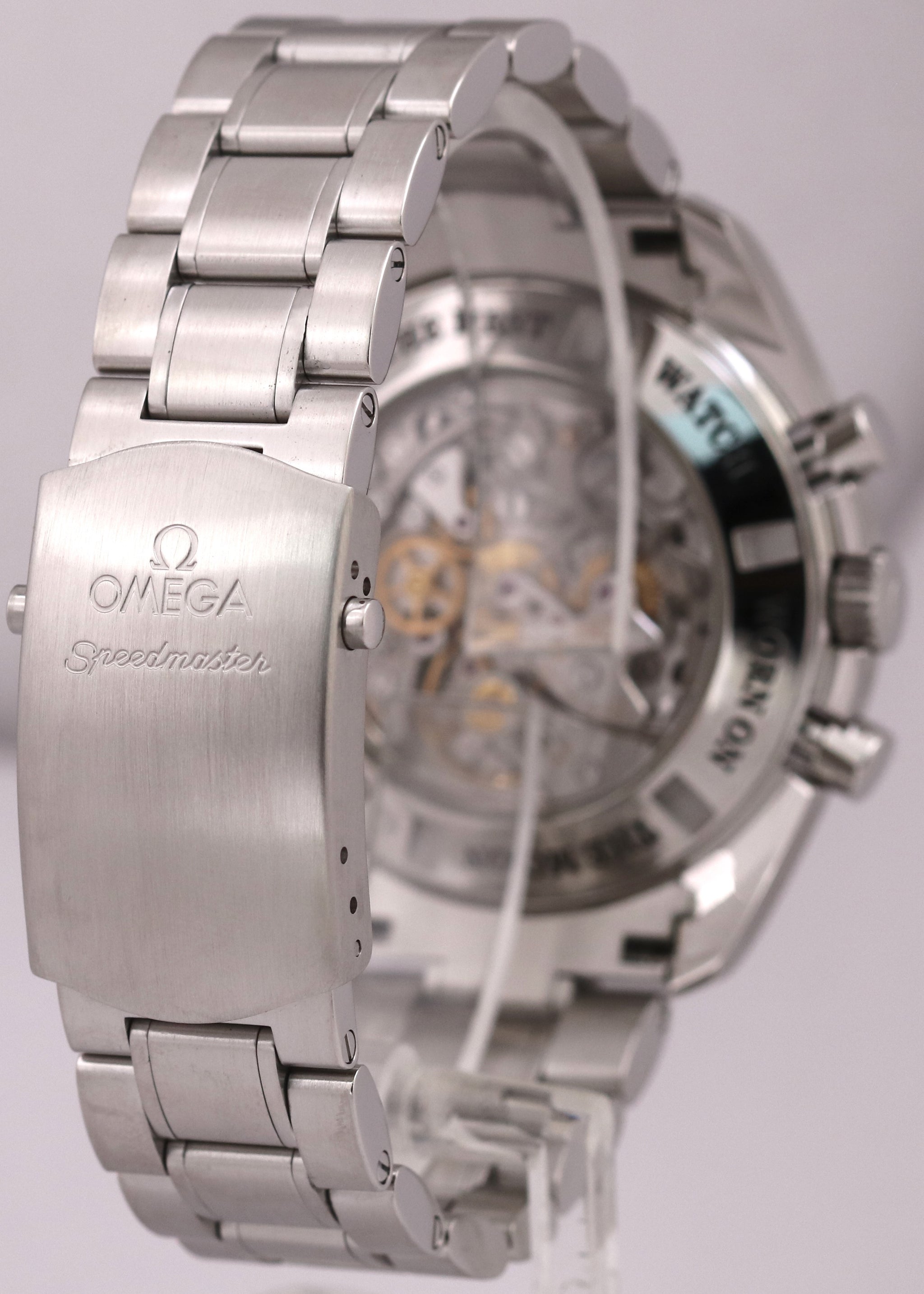 MINT Omega Speedmaster Moonphase AVENTURINE Steel 44.25mm 311.33.44.32 ...
