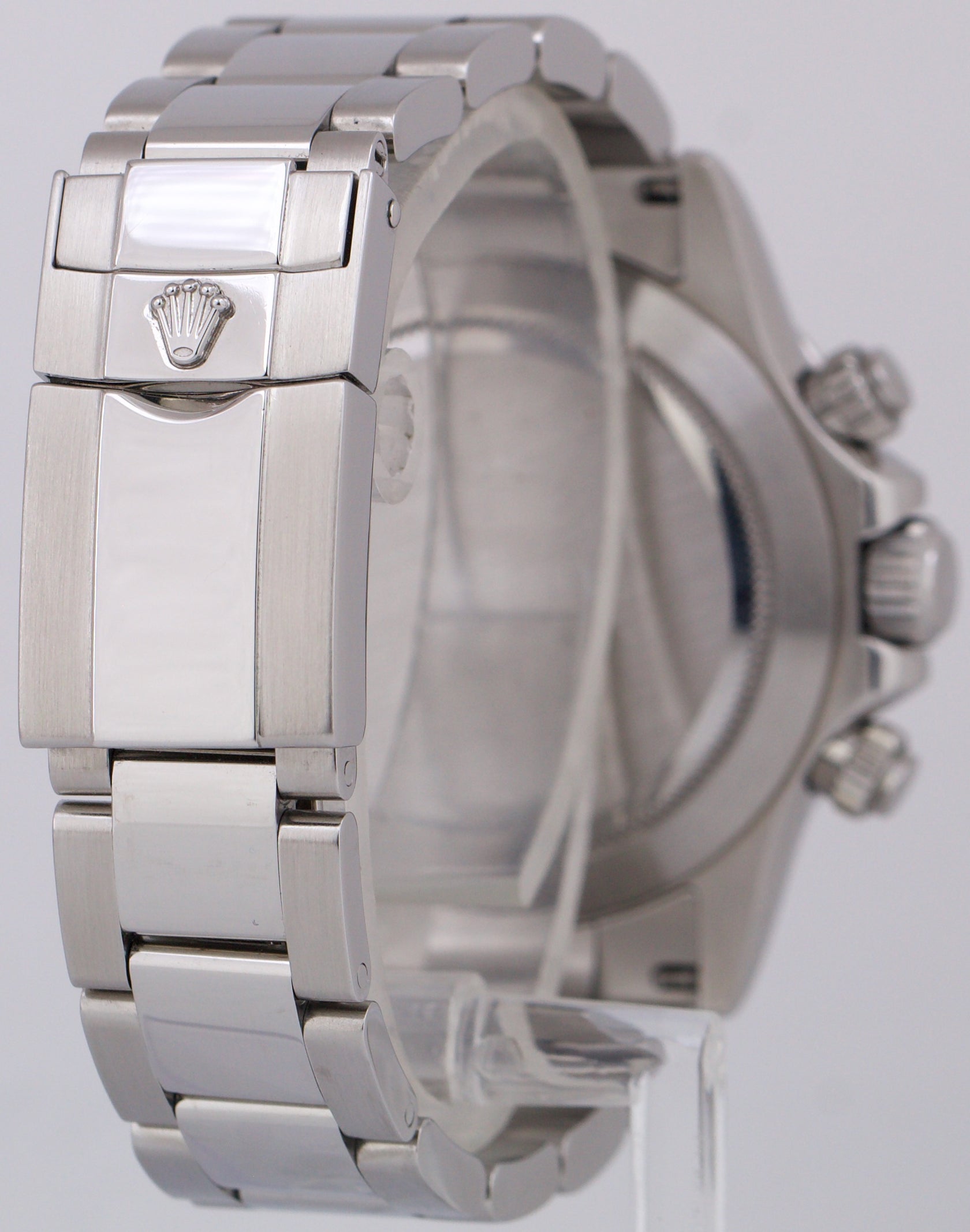 Rolex Daytona Cosmograph BLACK 40mm Stainless Steel REHAUT Oyster 1165 ...